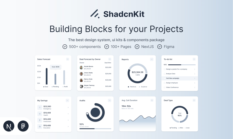 ShadcnKit: The Ultimate Building Blocks for Shadcn UI | ShadcnUI Blocks ShadcnKit: The Ultimate Building Blocks for Shadcn UI | ShadcnUI Blocks